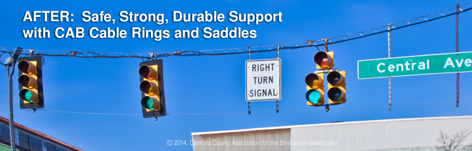 Cable Rings for rtaffic Signal Wiring